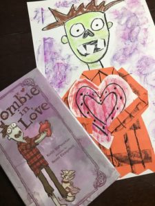 Zombie in Love Art Project for Kids - Soul Sparklettes Art