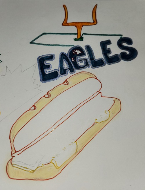 Food Fight | Super Bowl Art Project - Soul Sparklettes Art